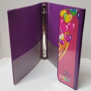 Lisa Frank | Office | Vintage 989 Lisa Frank Hearts 3 Ring Binder ...